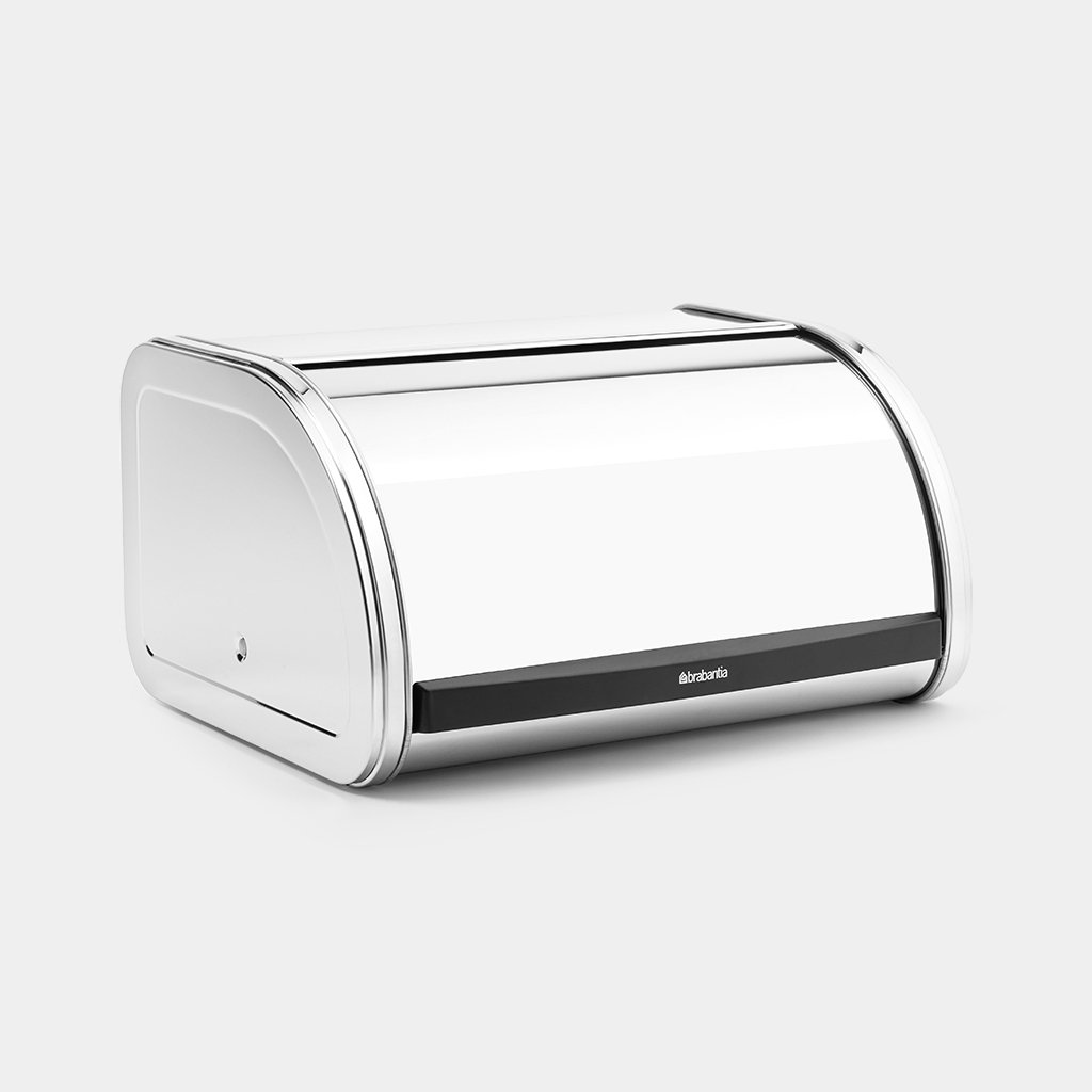 Broodtrommel met schuifdeksel, medium - Brilliant Steel - Brabantia ...