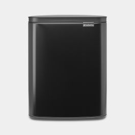 Bo Waste Bin, 12 litres - Matt Black | Brabantia