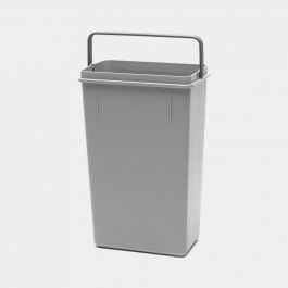 Plastic Inner Bucket Built-in Separator 3x10 litre - Grey | Brabantia
