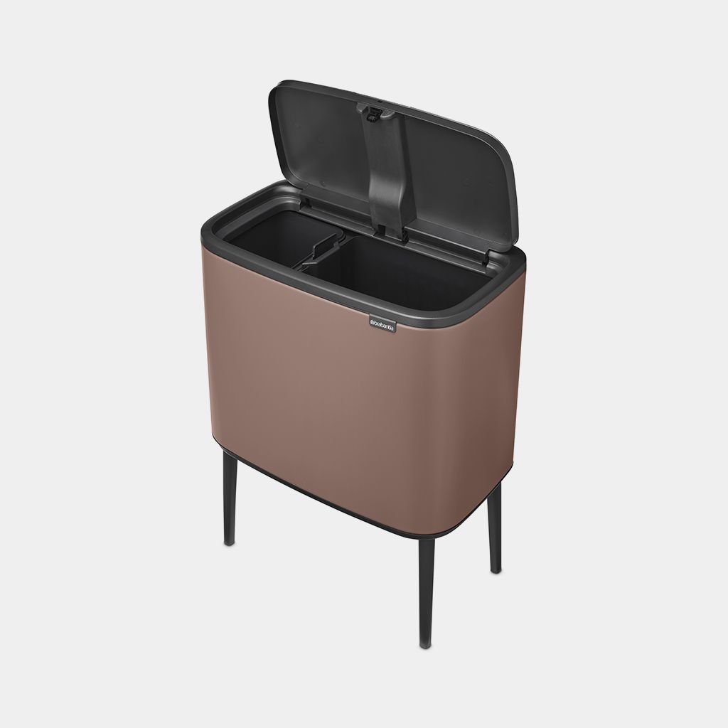 Bo Touch Bin 11 + 23 litre - Satin Taupe | Brabantia