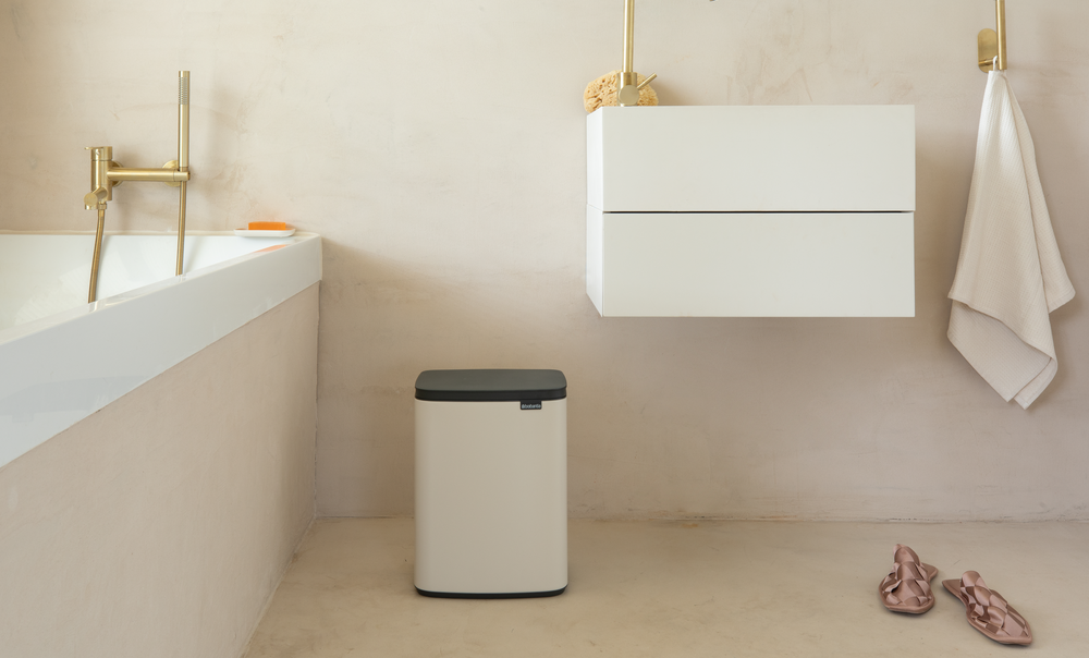 Bo Waste Bin 12L - Soft Beige | Brabantia