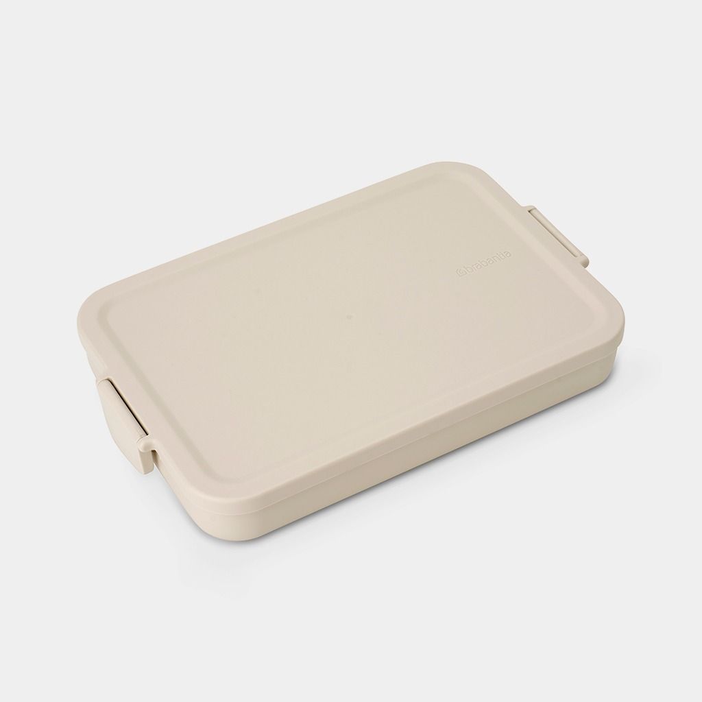 Make & Take Lunch Box, Flat, Plastic - Soft Beige | Brabantia