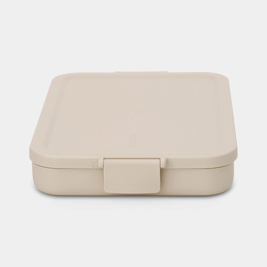 Make & Take Lunch Box, Flat, Plastic - Soft Beige | Brabantia