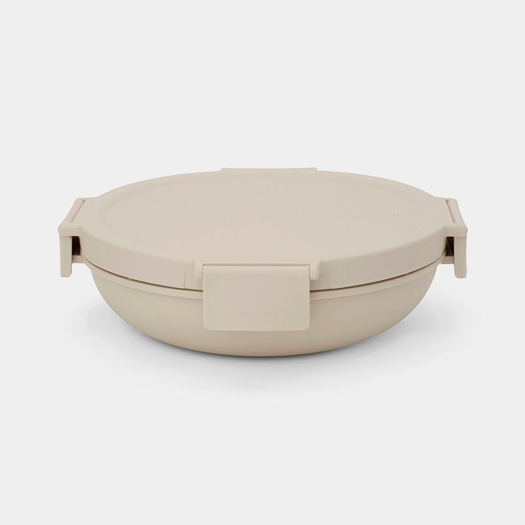 Make & Take Lunch Bowl, 33.8 oz (1L), Plastic - Soft Beige | Brabantia