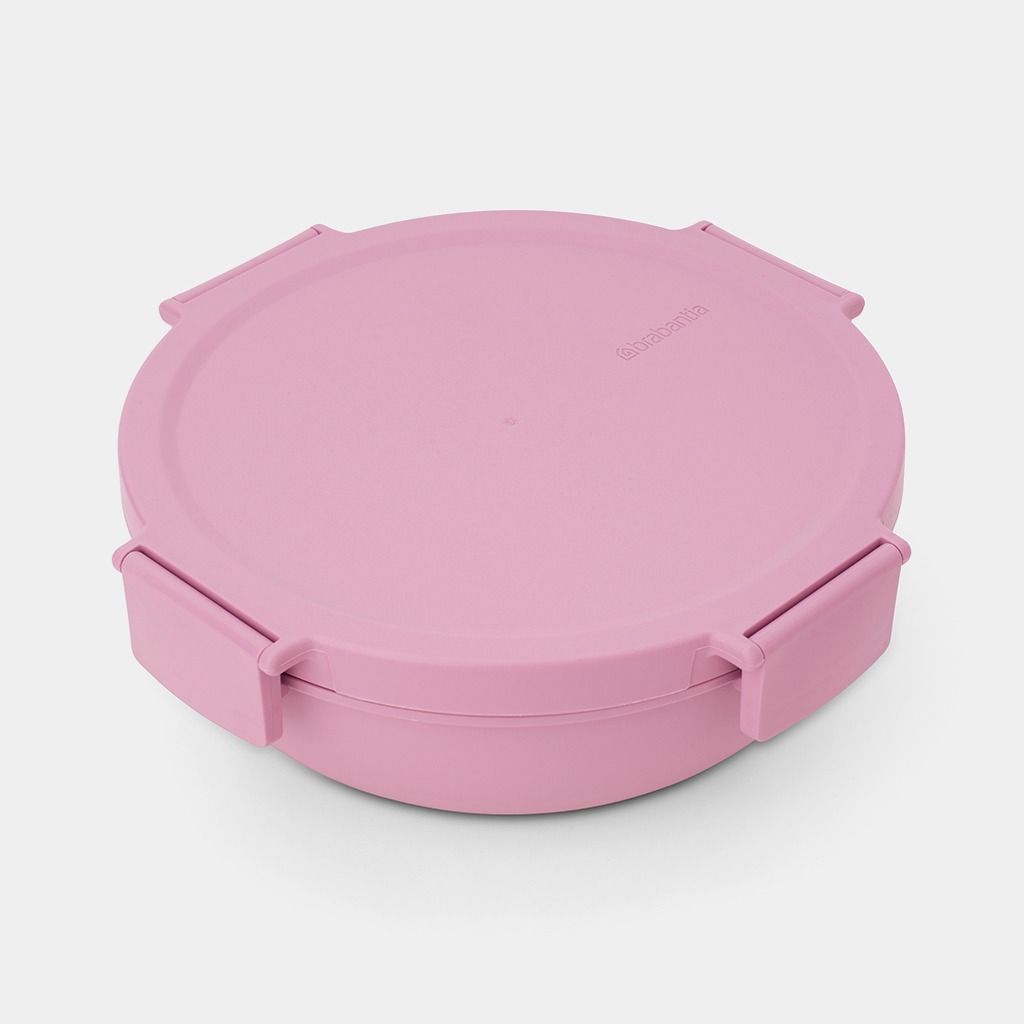 Make & Take Salad Bowl 1.3L, Plastic - Lilac Pink | Brabantia