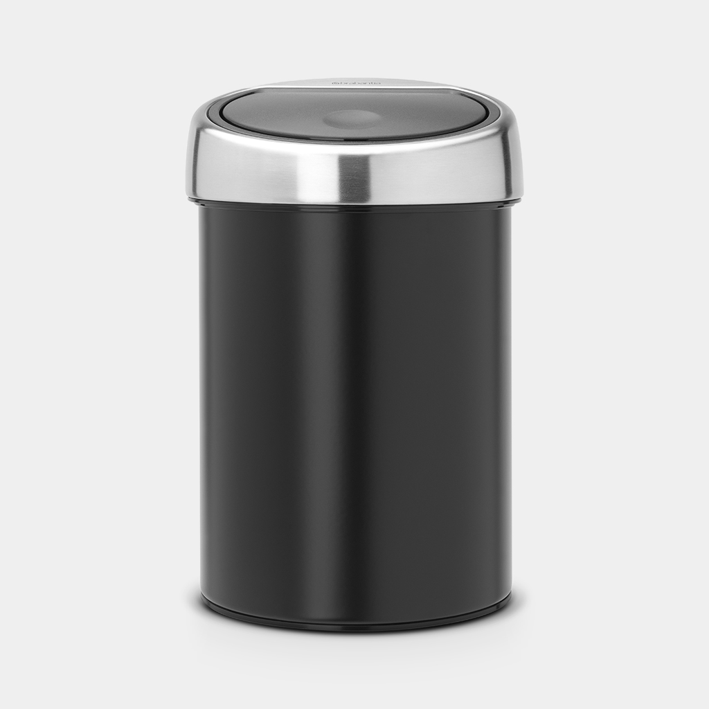 Touch Bin 3 litre - Matt Black | Brabantia