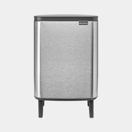 Bo Waste Bin Hi 12L - Matt Steel Fingerprint Proof | Brabantia