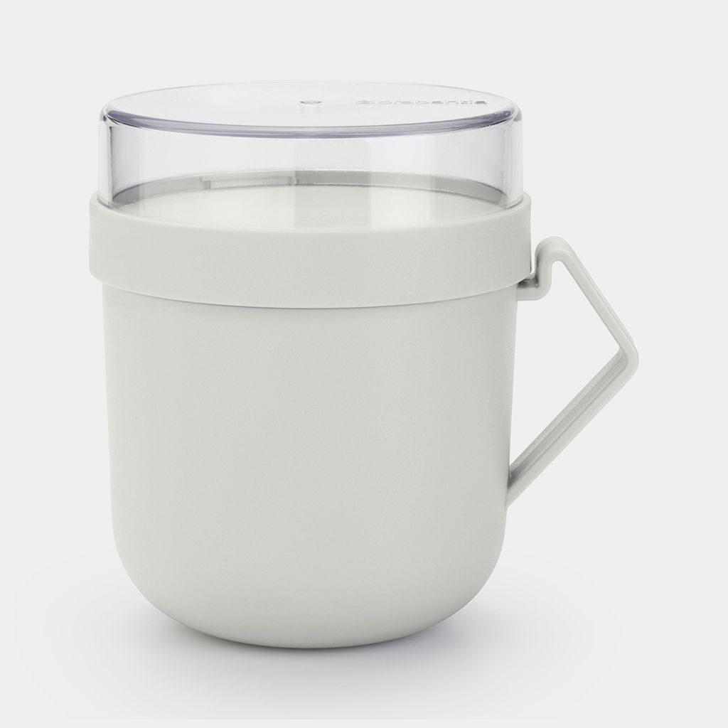 Make & Take Soepbeker, 0,6L, kunststof - Light Grey | Brabantia