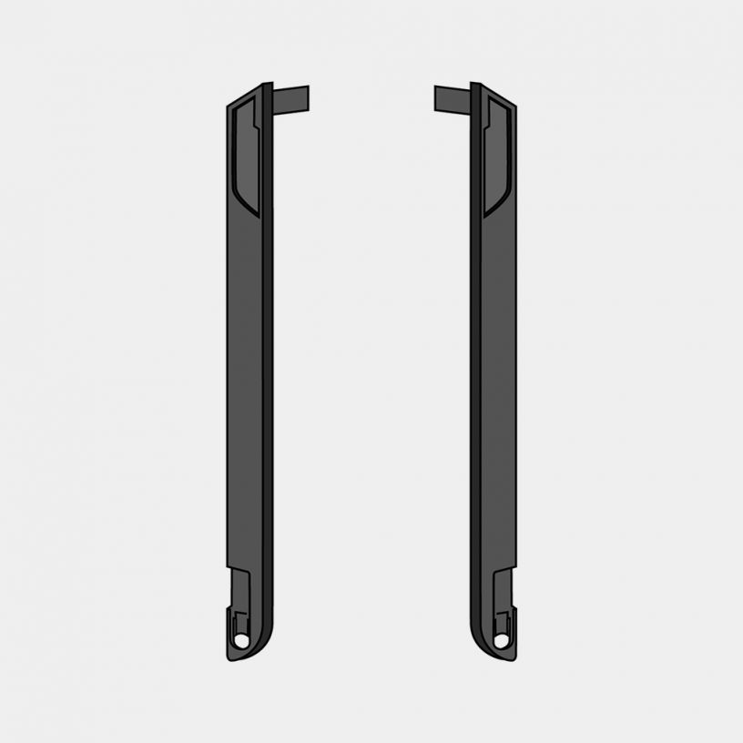 Hinge Strip Fall Front Bread Bin, Set of 2 (left and right hand ...